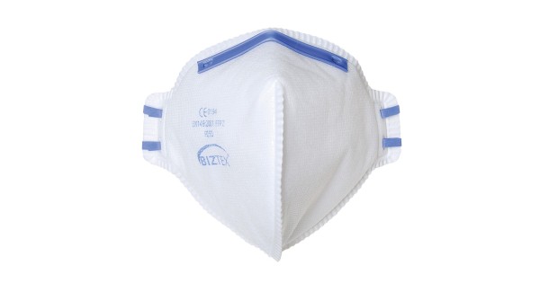 Masca de protectie Respirator FFP2 Dust Mist Fold Flat 20 buc P250 Alb