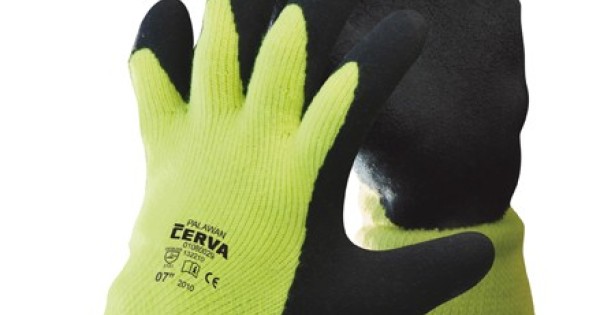 PALAWAN WINTER Manusi de protectie termica negru Galben