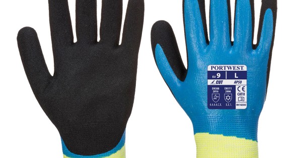 Manusi de protectie antitaiere Aqua Cut Pro AP50 Negru