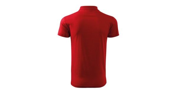 Tricou polo barbati, bumbac 180g/m2, Malfini Single J. 202, Rosu | Feelbox